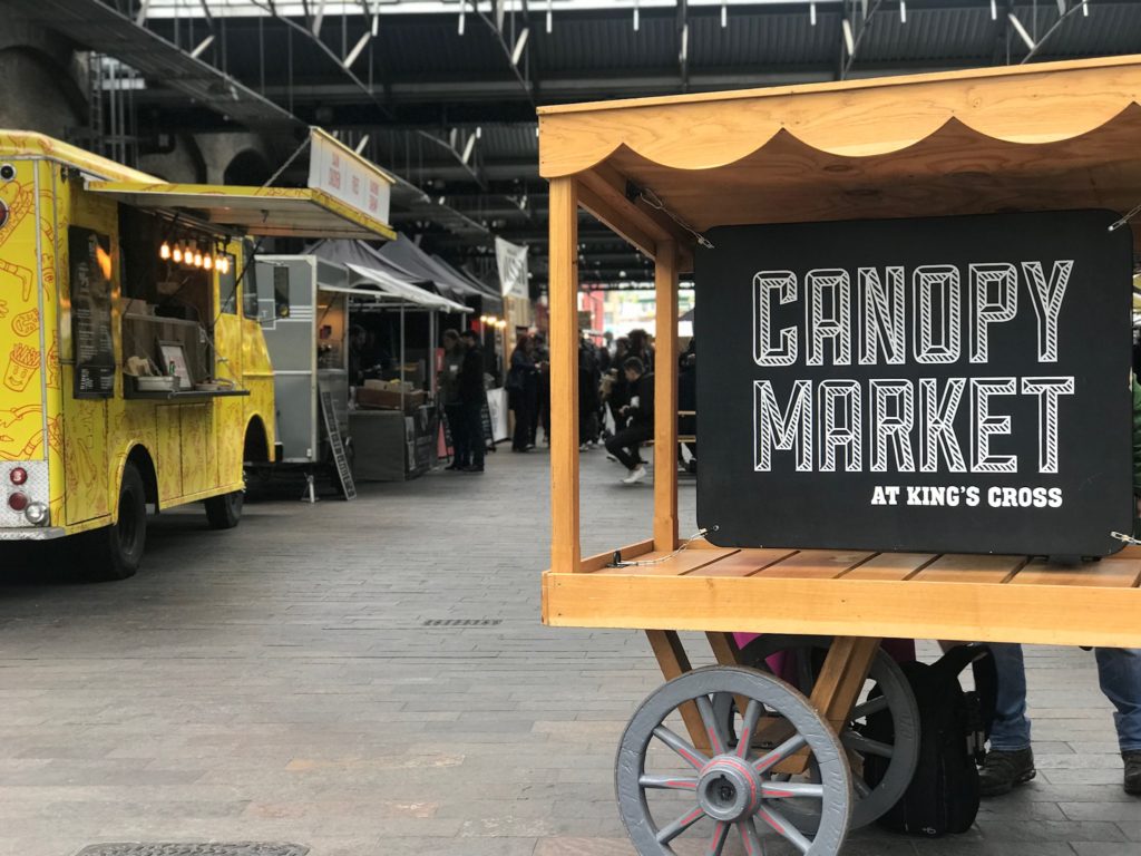 Canopy Market at Kings Cross , London - Pedddle